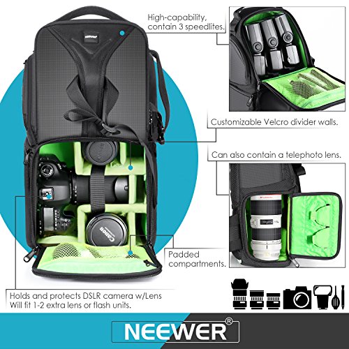 Neewer Kamera Schlinge Rucksack für DSLR und Zubehören mit wasserdicht ...