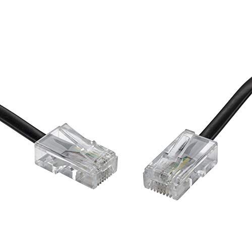 ecabo 10102 10m Modularkabel Telefonkabel - 2x RJ45 Stecker ...