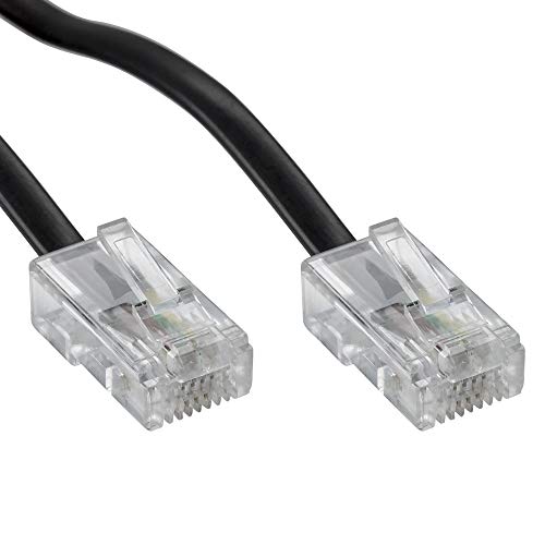 ecabo 10102 10m Modularkabel Telefonkabel - 2x RJ45 Stecker ...