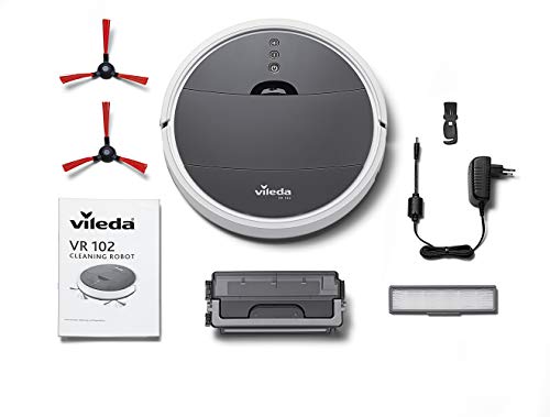 Vileda VR 102 Saugroboter (mit extra-langer Laufzeit und XL-Saugöffnung ...